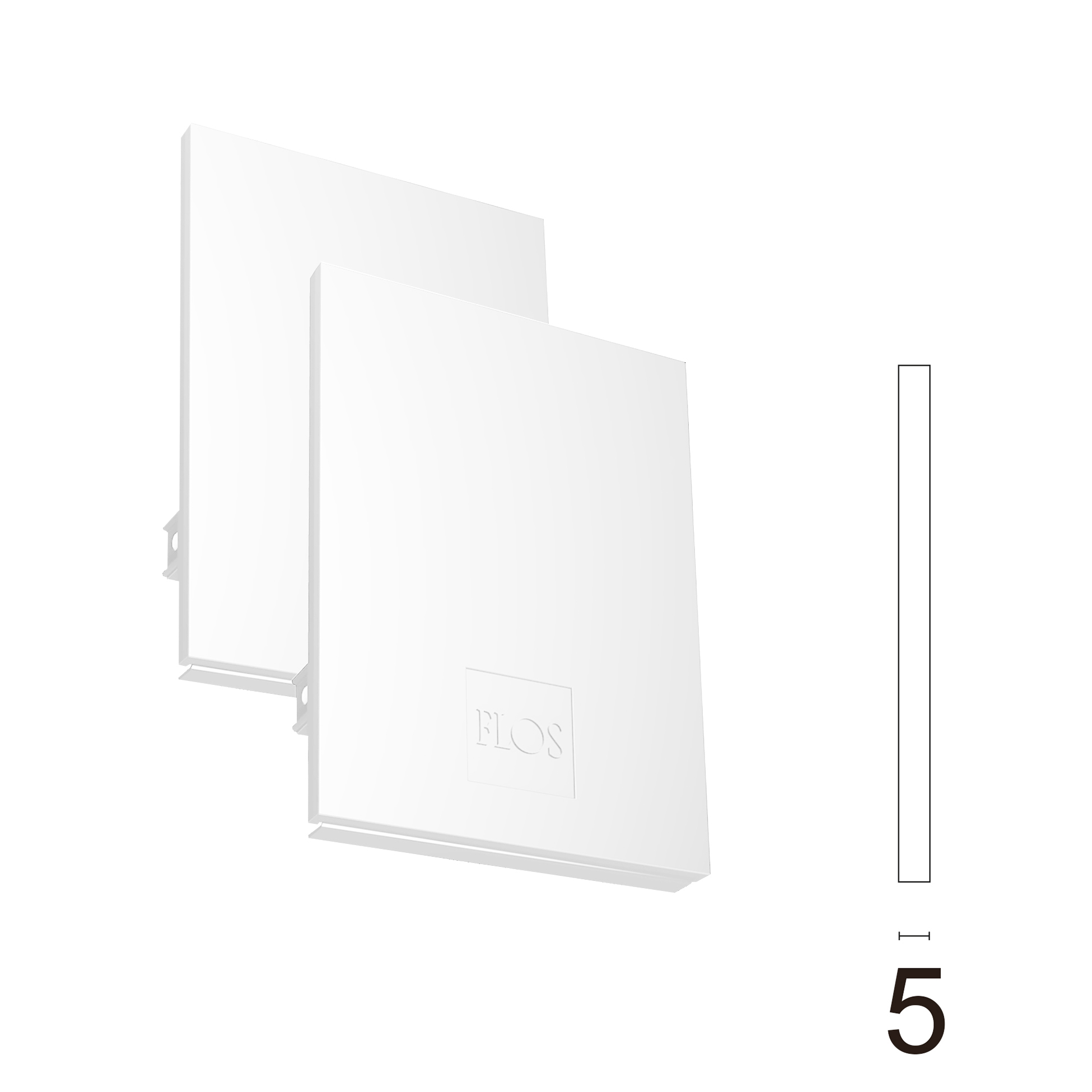 Metal End Cap. Recessed No Trim / Surface / Suspension Down. 35 mm ...