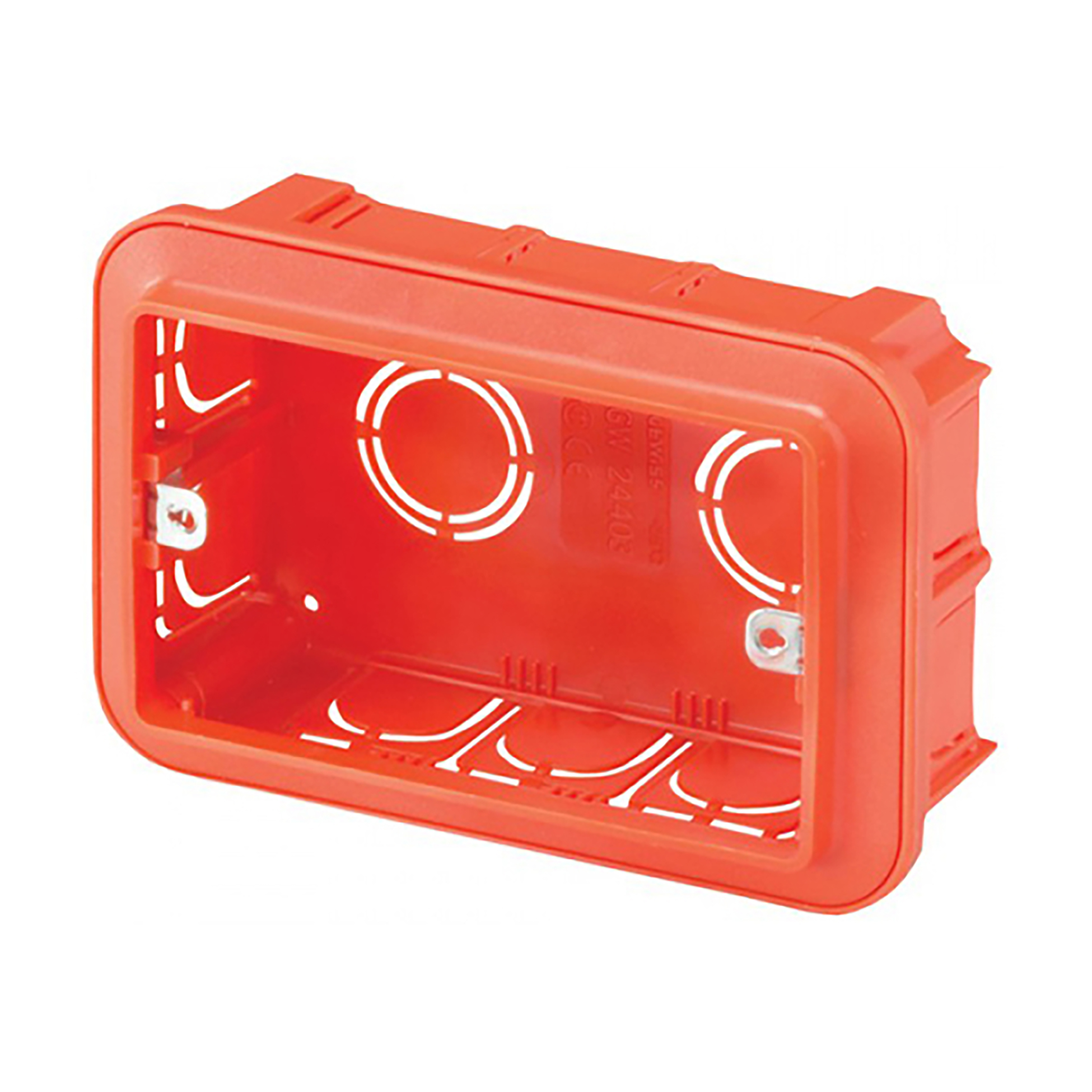 3-module flush mounted box for masonry 80.8067 accessory | Flos