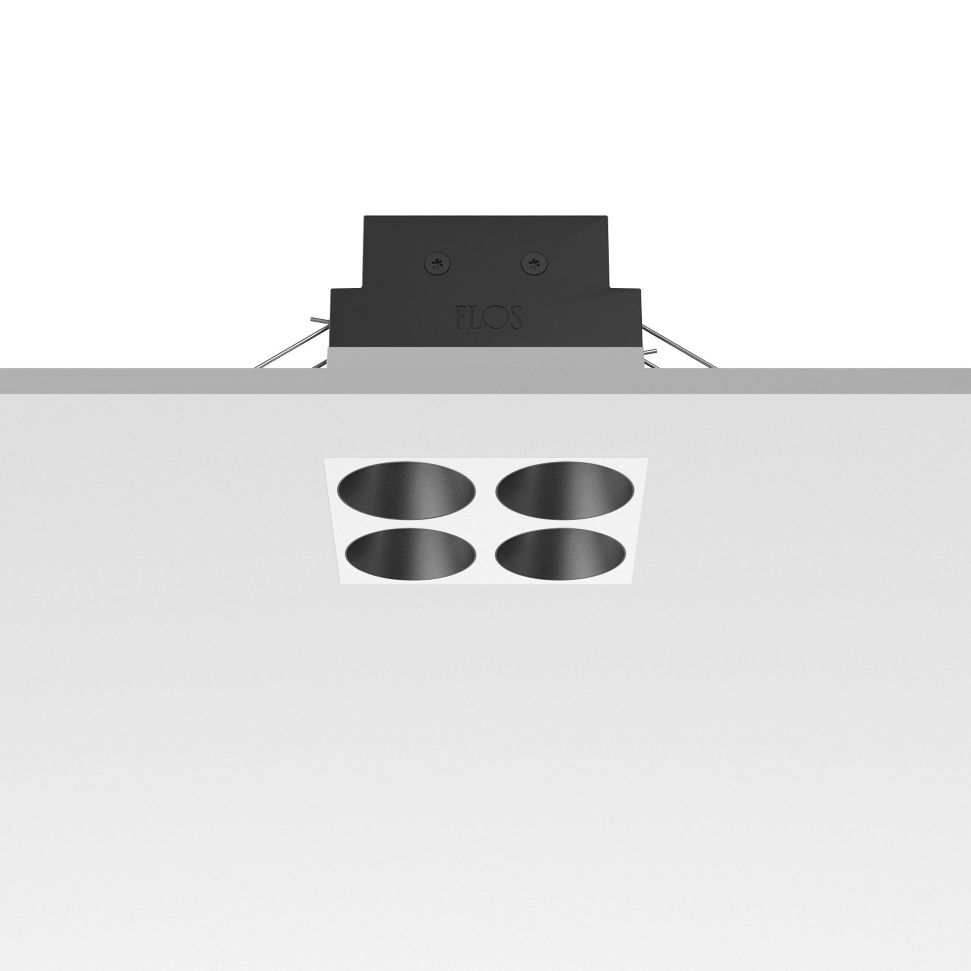 Light Shadow Fixed No Trim 4 Spots Square Optic Spot 05.0641.40C | Flos
