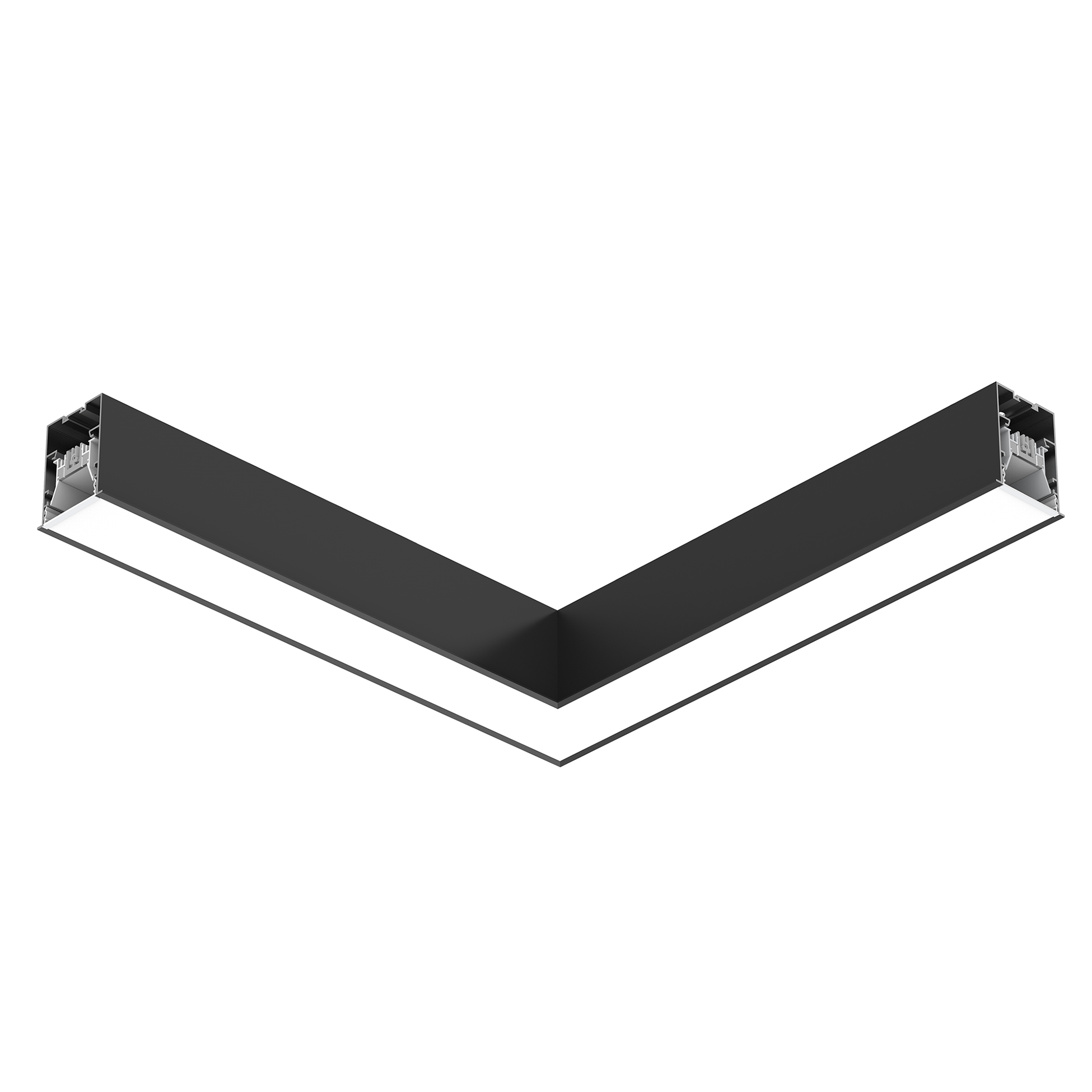 In-Finity 70 Recessed Trim Flat Corner 3000K Micro-Prismatic Diffuser ...