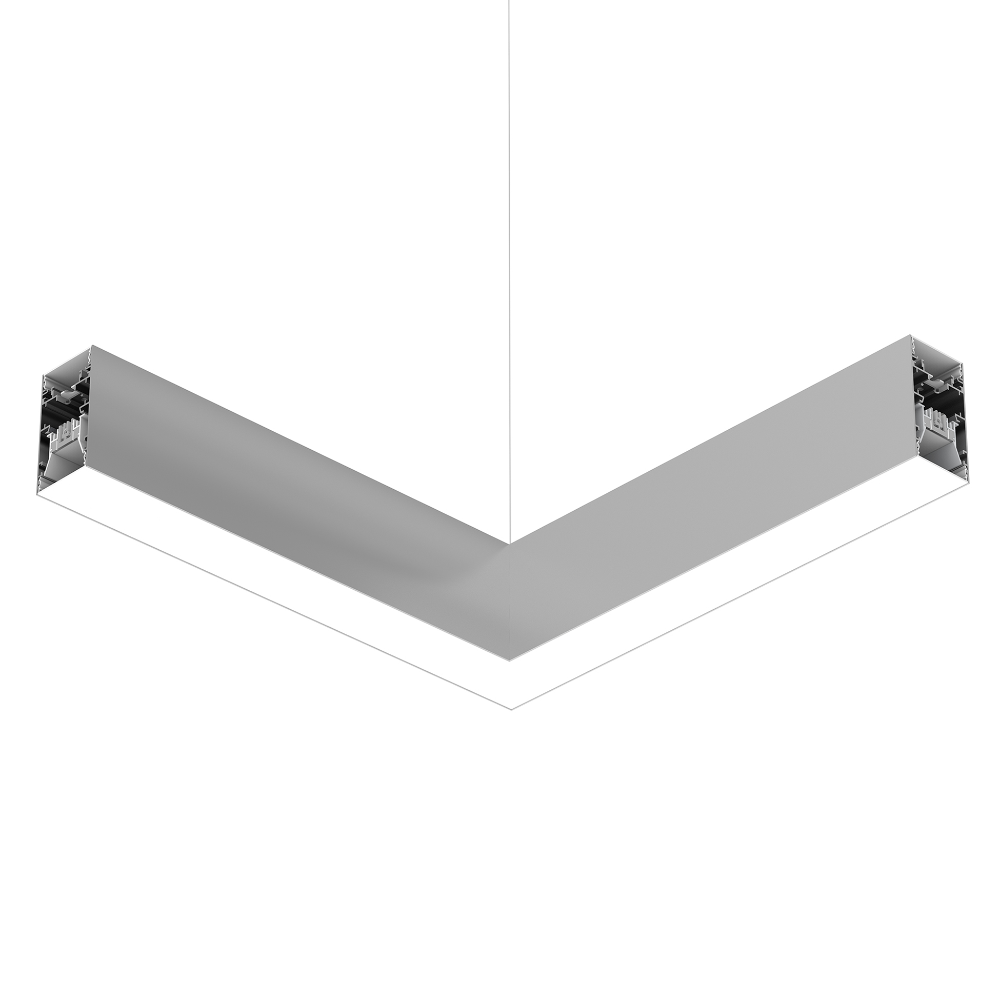 In-Finity 70 Suspension Up & Down Flat Corner 3000K General Lighting ...