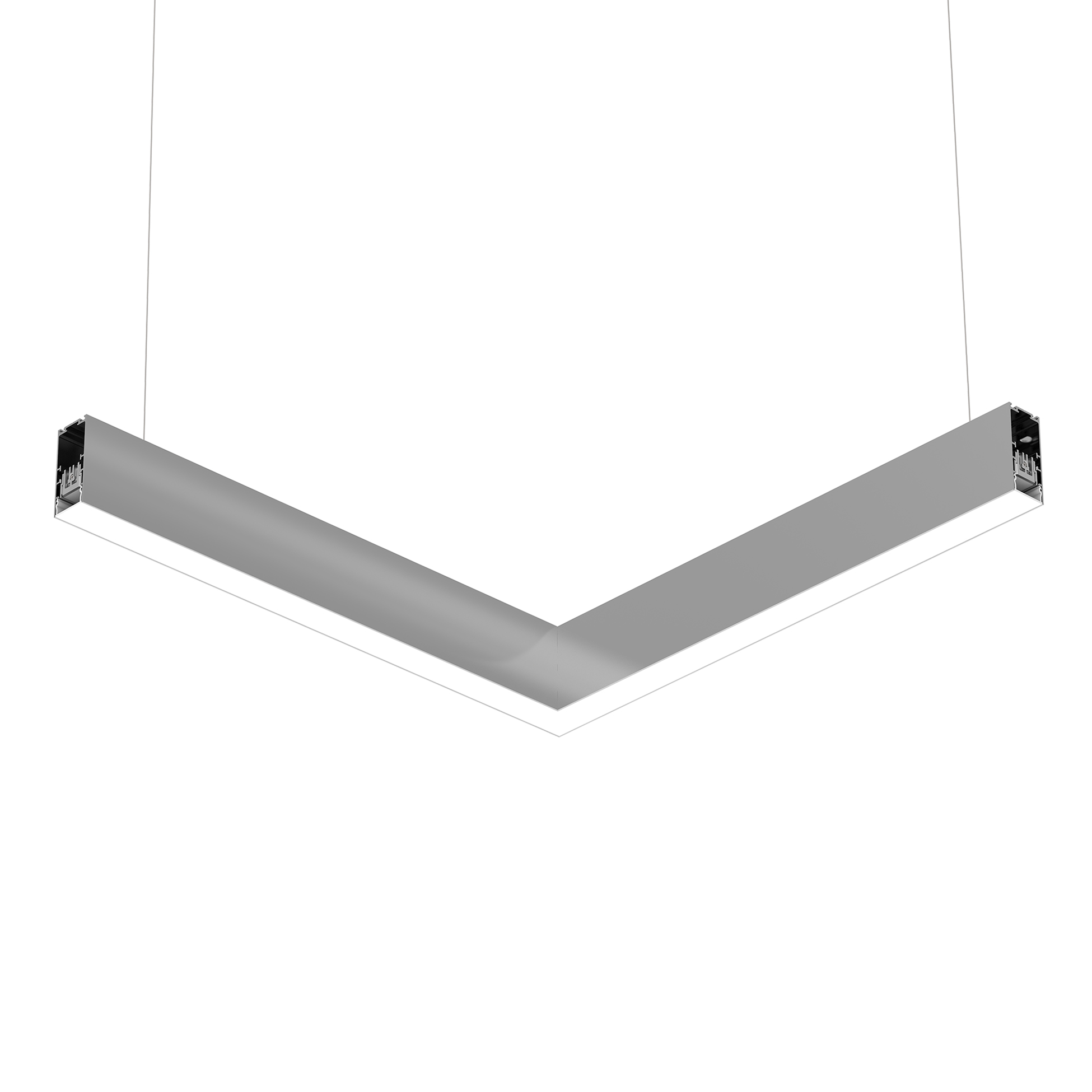 In-Finity 35 Suspension Down Flat Corner 4000K Micro-Prismatic Diffuser ...