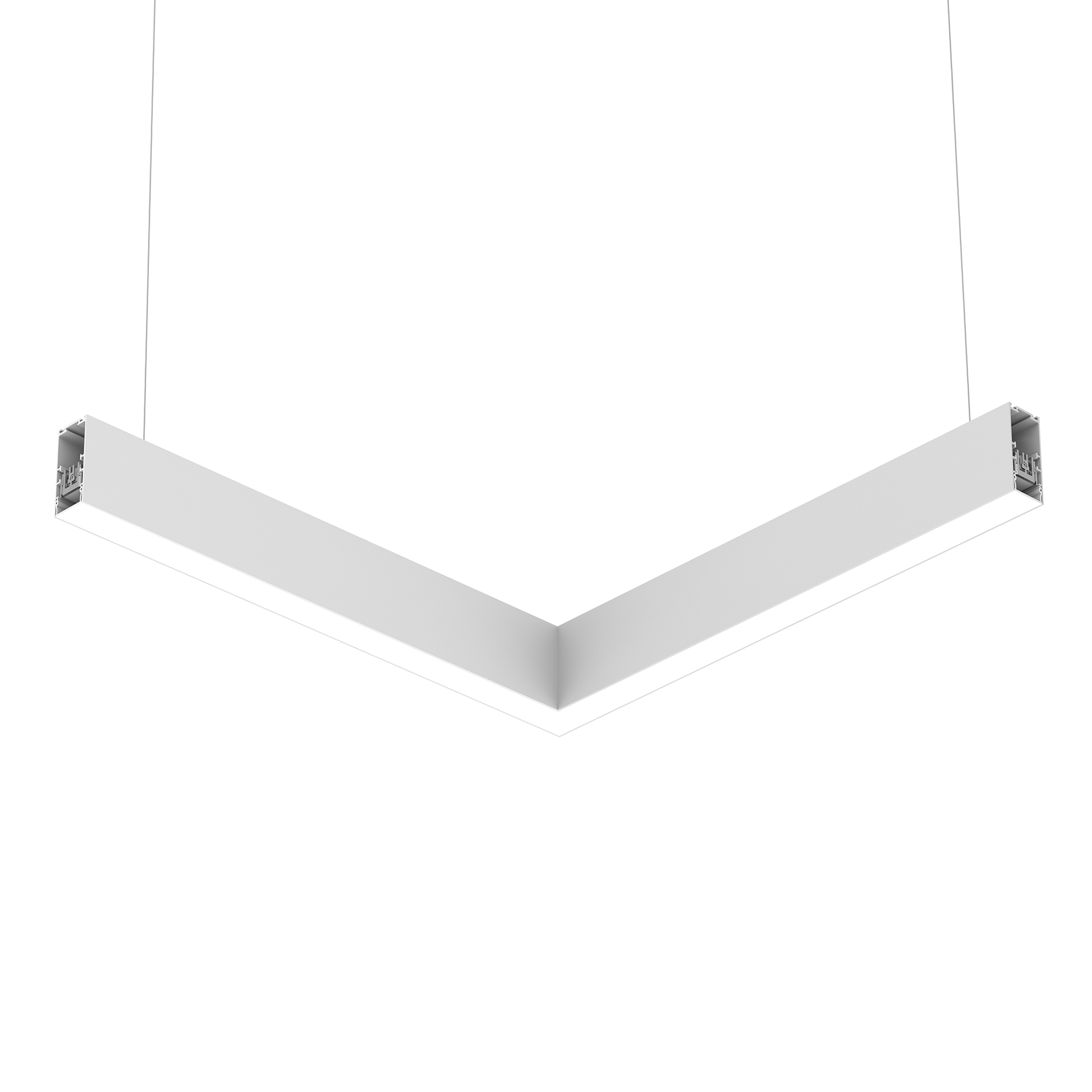 In-Finity 35 Suspension Down Flat Corner 4000K Micro-Prismatic Diffuser ...