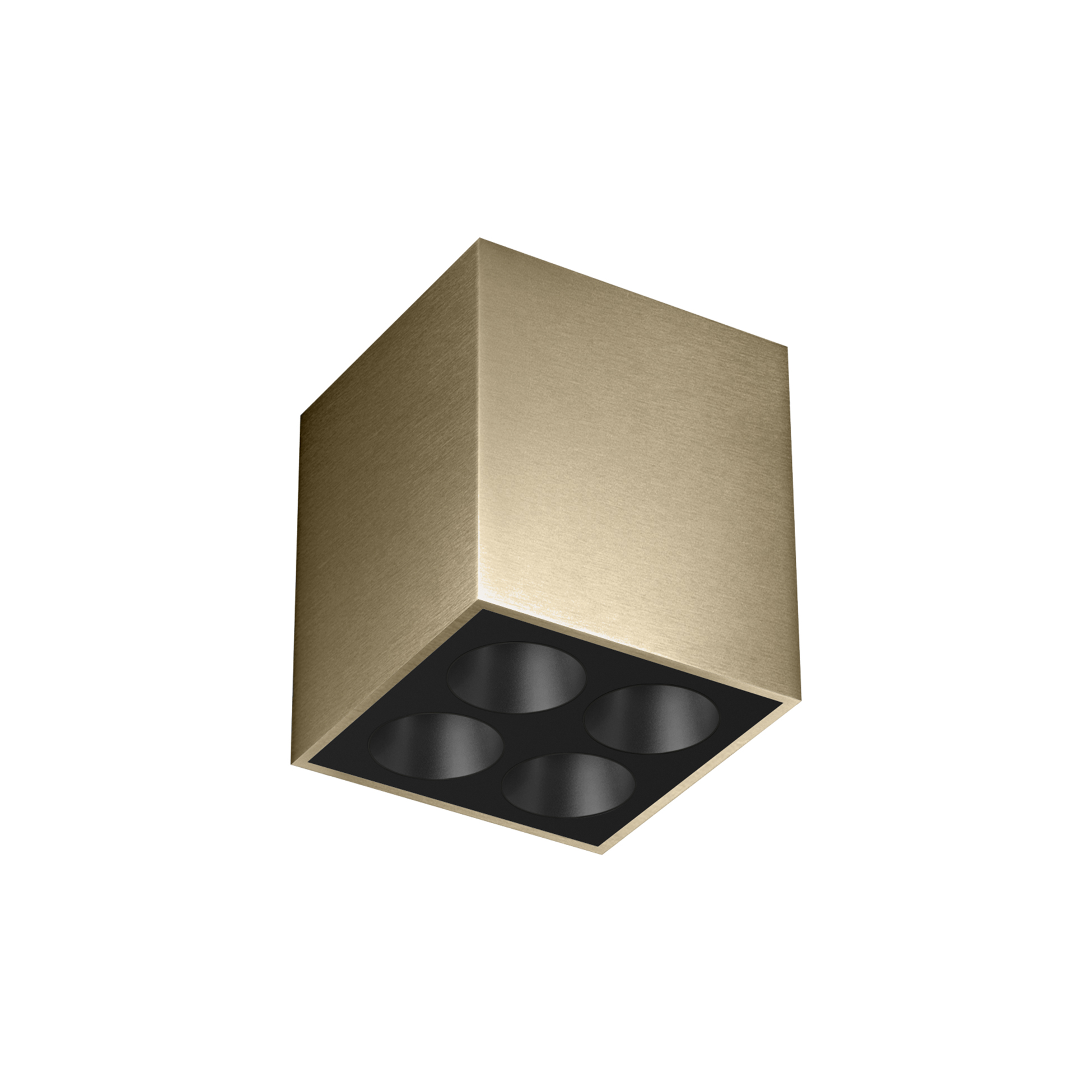 Light Shadow Surface Mains Dimming Version 4 Spots Square Optic Spot 05 ...