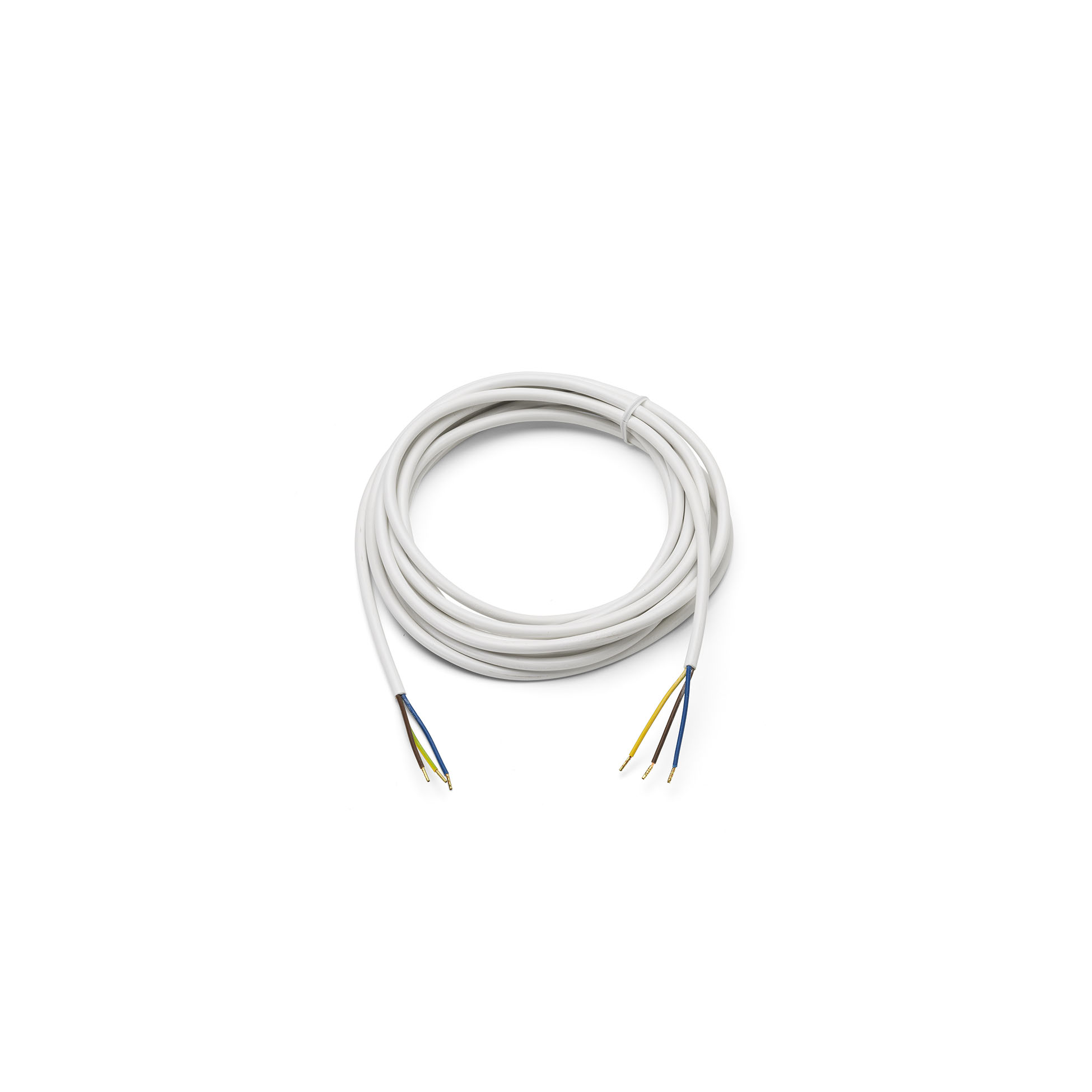 4mt pvc/pvc white electrical cable 3x0,75 RF13843 | Flos