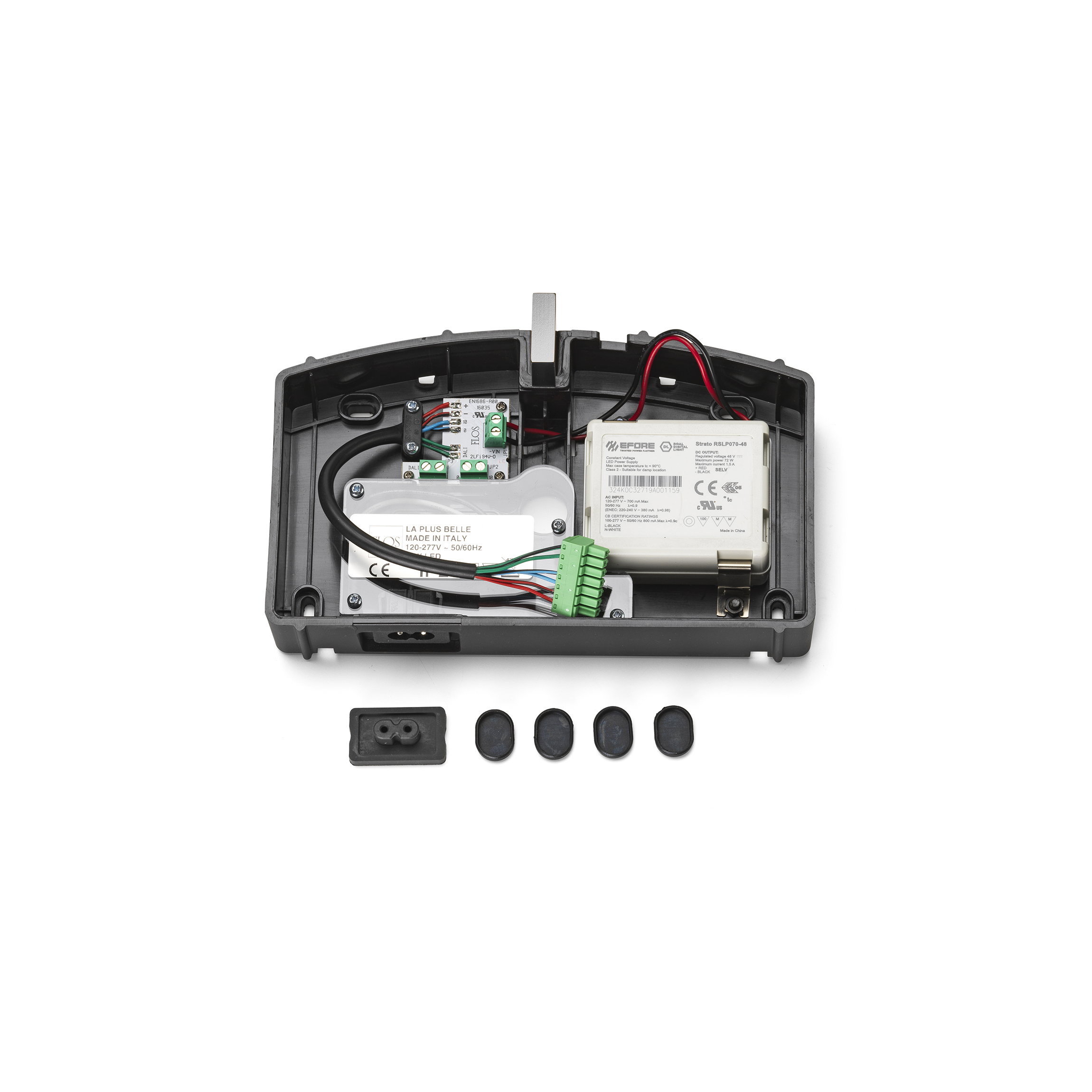 La Plus Belle Anodized shiny power unit RF3680464 | Flos