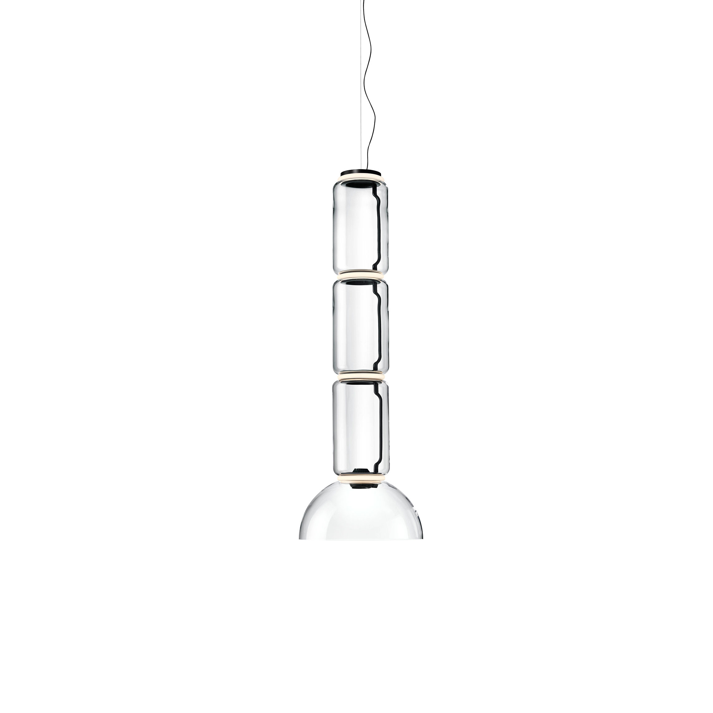 Noctambule Suspension 3 Low Cylinder Bowl F0274000 | Flos