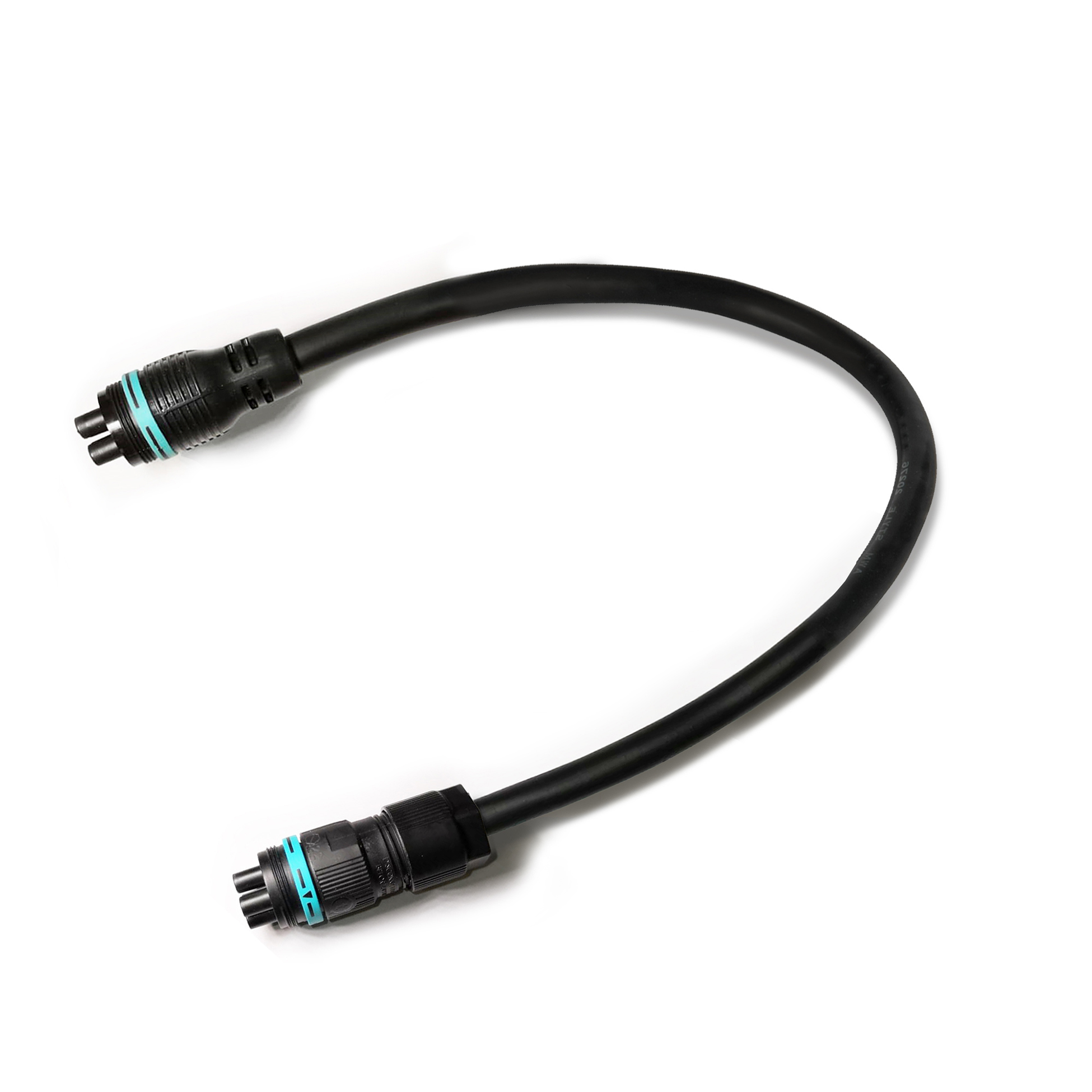 Double 4-pole plug&play connector + 3-pole cable, 600 mm length ...