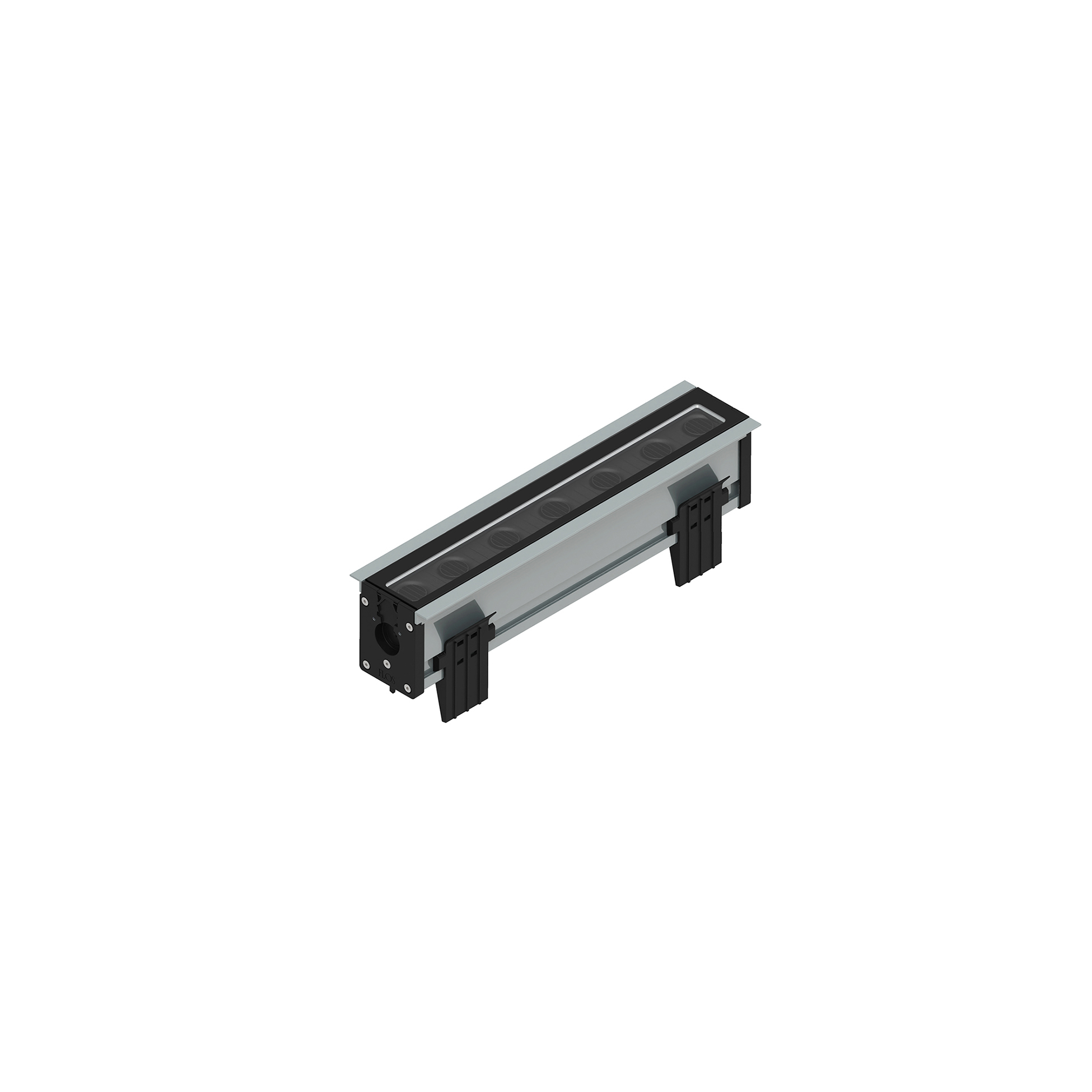 Ingraze Fixed Frame + Linear Louvre L 400 F017A1HA006 | Flos