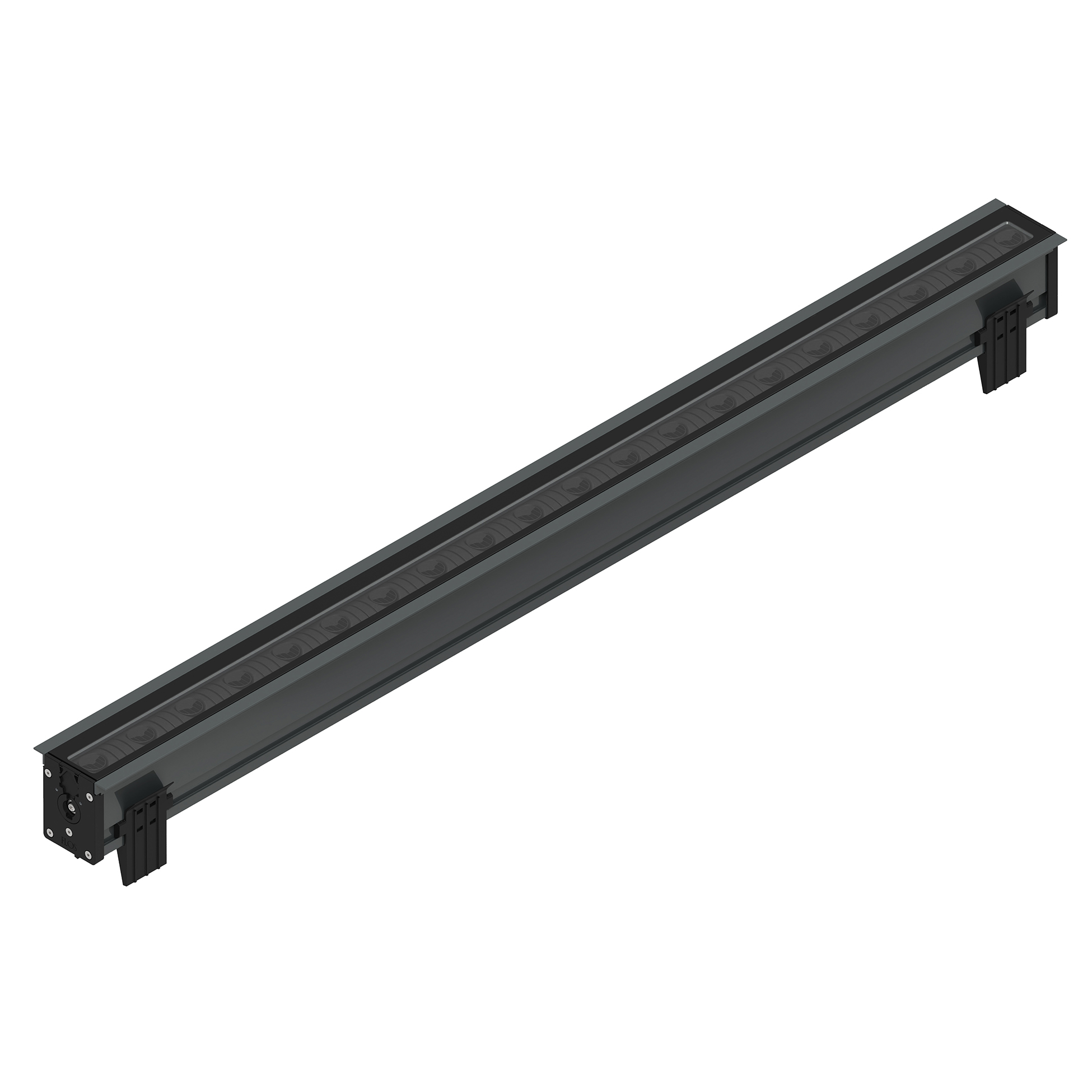 Ingraze Adjustable Frame + Asymmetric Louvre L 1200 F017H1TD033 | Flos