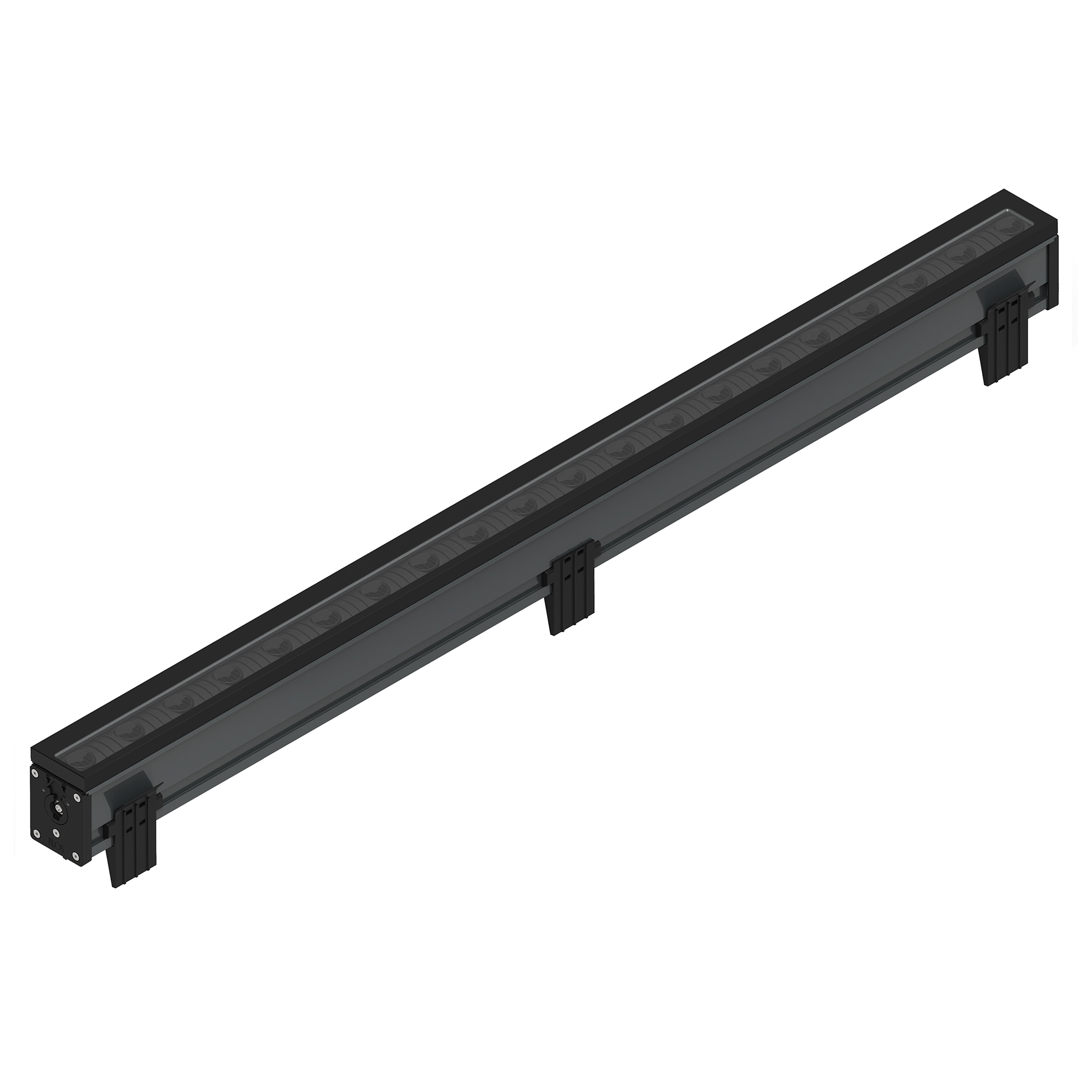 Ingraze Adjustable Frameless + Asymmetric Louvre L 1200 F017R3RD033 | Flos